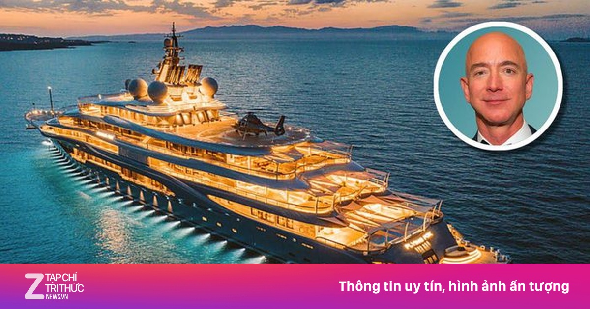 Chiếc siêu du thuyền trị giá 500 triệu USD của tỷ phú Jeff Bezos - Xe - ZNEWS.VN