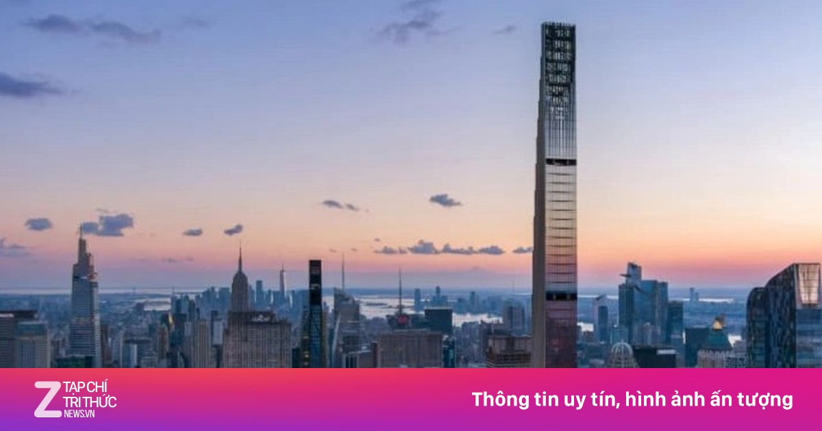 Tòa nhà chọc trời mỏng nhất thế giới ở Mỹ - Địa điểm du lịch - ZNEWS.VN