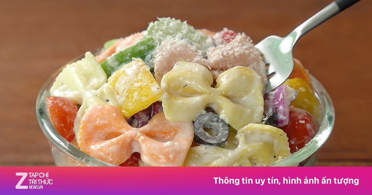 Salad nui trộn rau củ dễ làm - Món ngon - ZNEWS.VN