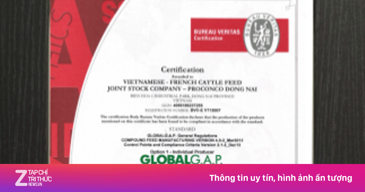 Công ty Proconco được cấp chứng nhận Global GAP - Doanh nghiệp tự giới ...