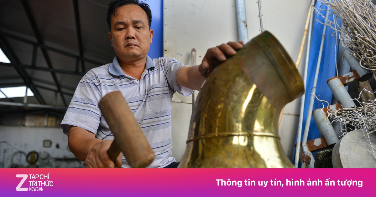Làng làm kèn đồng thủ công Phạm Pháo - Xã hội - ZNEWS.VN