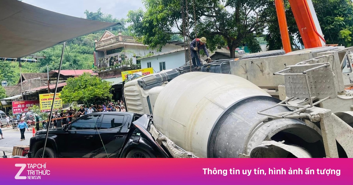 Xe bồn đè tử vong 2 cha con - Xã hội - ZNEWS.VN