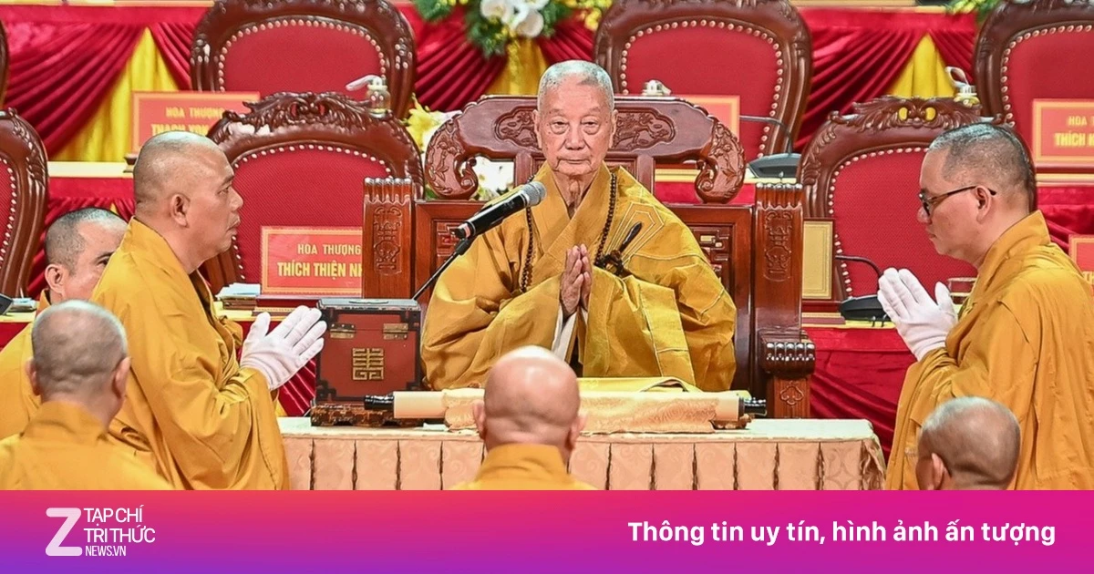 Hòa thượng Thích Trí Quảng được suy tôn Pháp chủ Giáo hội Phật giáo VN - Xã hội - ZNEWS.VN
