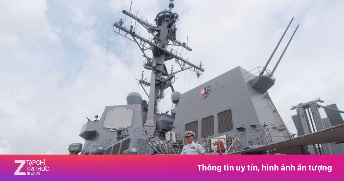 Mỹ đưa tàu khu trục USS Mustin tới Cam Ranh - Quân sự - ZNEWS.VN