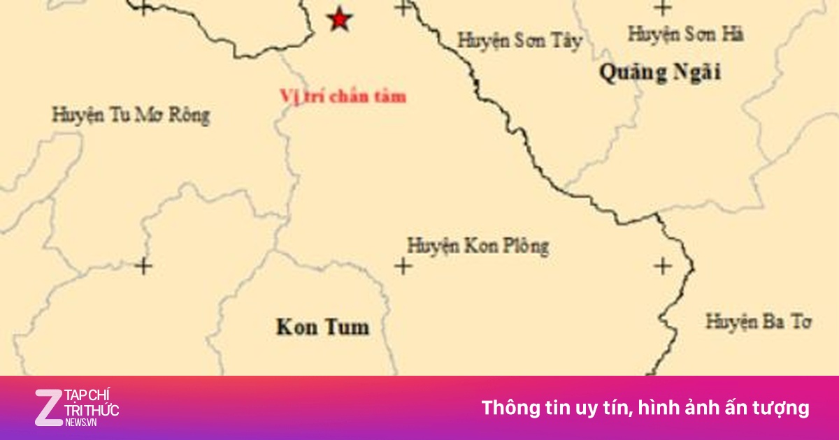 Điểm nóng Kon Tum ghi nhận 4 trận động đất sáng nay | Znews.vn