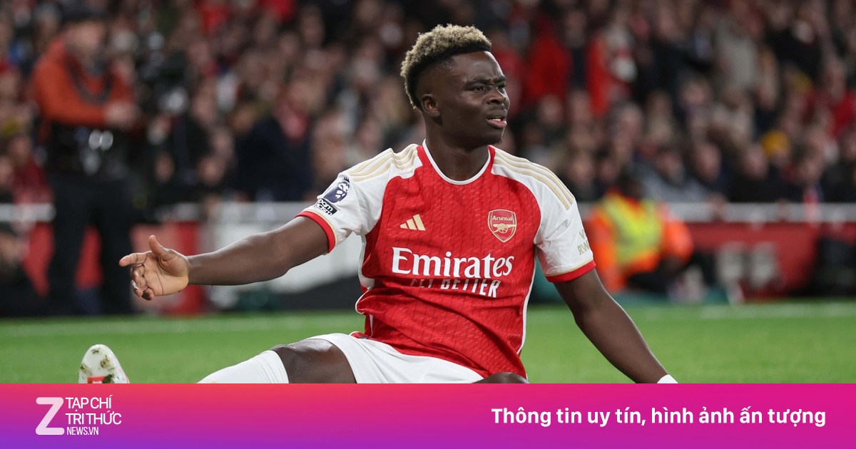 Arsenal bất bình, đòi trọng tài bảo vệ Saka nhiều hơn - Thể thao - ZNEWS.VN