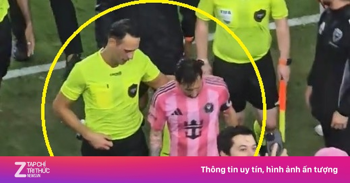Khoảnh khắc gây phẫn nộ của trọng tài và Messi - Thể thao - ZNEWS.VN