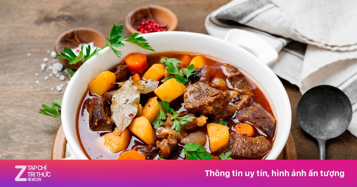 Công thức làm thịt bò sốt vang đơn giản - Món ngon - ZNEWS.VN