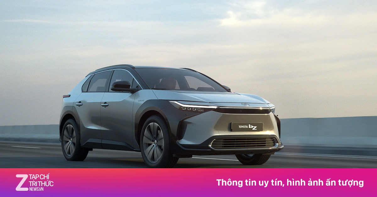 Xe điện BZ4X của Toyota ra mắt với ngoại hình giống Lexus RX350 | Znews.vn