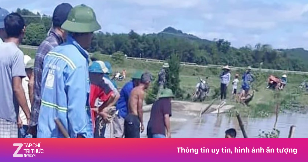 Trăm người ngăn đập tràn tìm thi thể bé trai ở Nghệ An - Xã hội - ZNEWS.VN