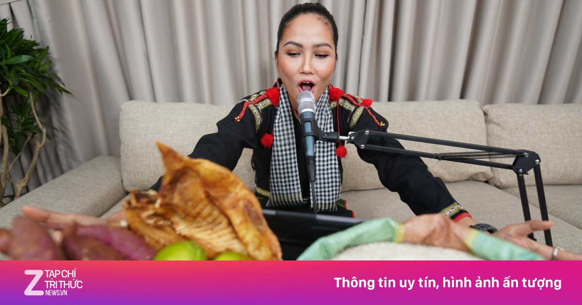 H'Hen Niê livestream bán khoai lang, chanh - Giải trí - ZNEWS.VN