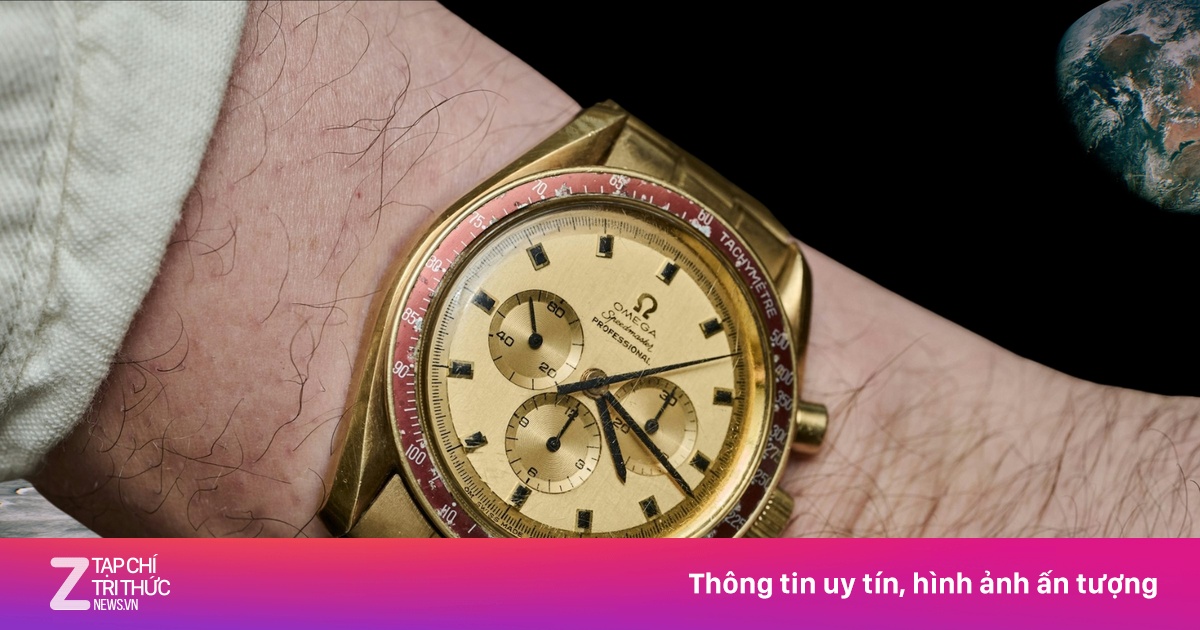 2,1 triệu USD cho đồng hồ vàng 18K của Neil Armstrong | Znews.vn