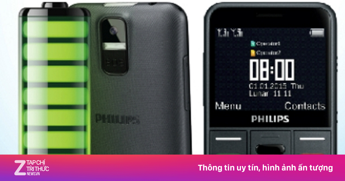 Philips E310 và E311 - điện thoại sóng khỏe, pin trâu - Công nghệ - ZNEWS.VN