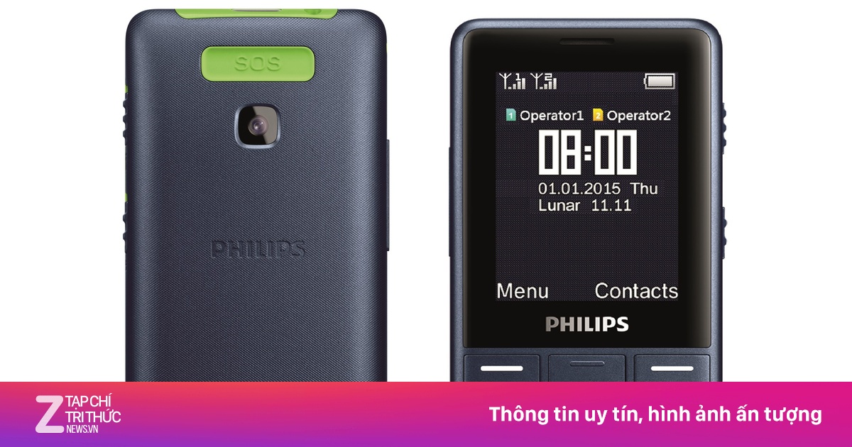 Philips Xenium E311: Điện thoại tiện dụng cho người già - Công nghệ - ZNEWS.VN
