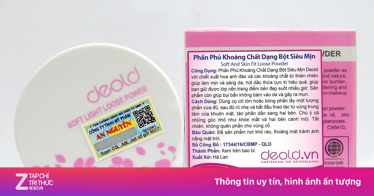 Cách nhận biết mỹ phẫm Deold chính hãng - TTDN - ZNEWS.VN