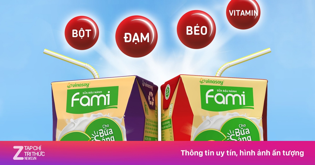 Sữa đậu nành Fami Go - bữa sáng đủ chất cho người bận rộn - TTDN - ZNEWS.VN