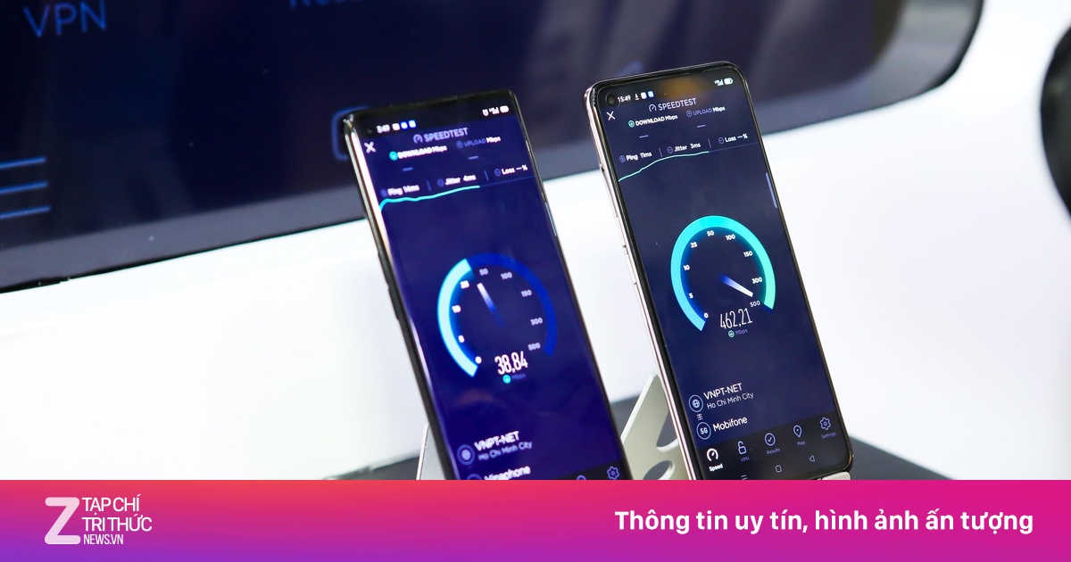 So sánh tốc độ kết nối 5G trên Reno5 và Find X2 - Công nghệ - ZNEWS.VN