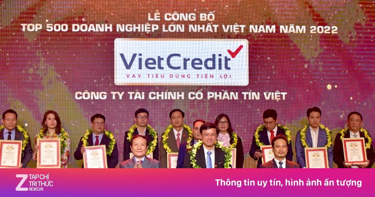 VietCredit vào top 500 doanh nghiệp lớn nhất Việt Nam lần 2 liên tiếp ...