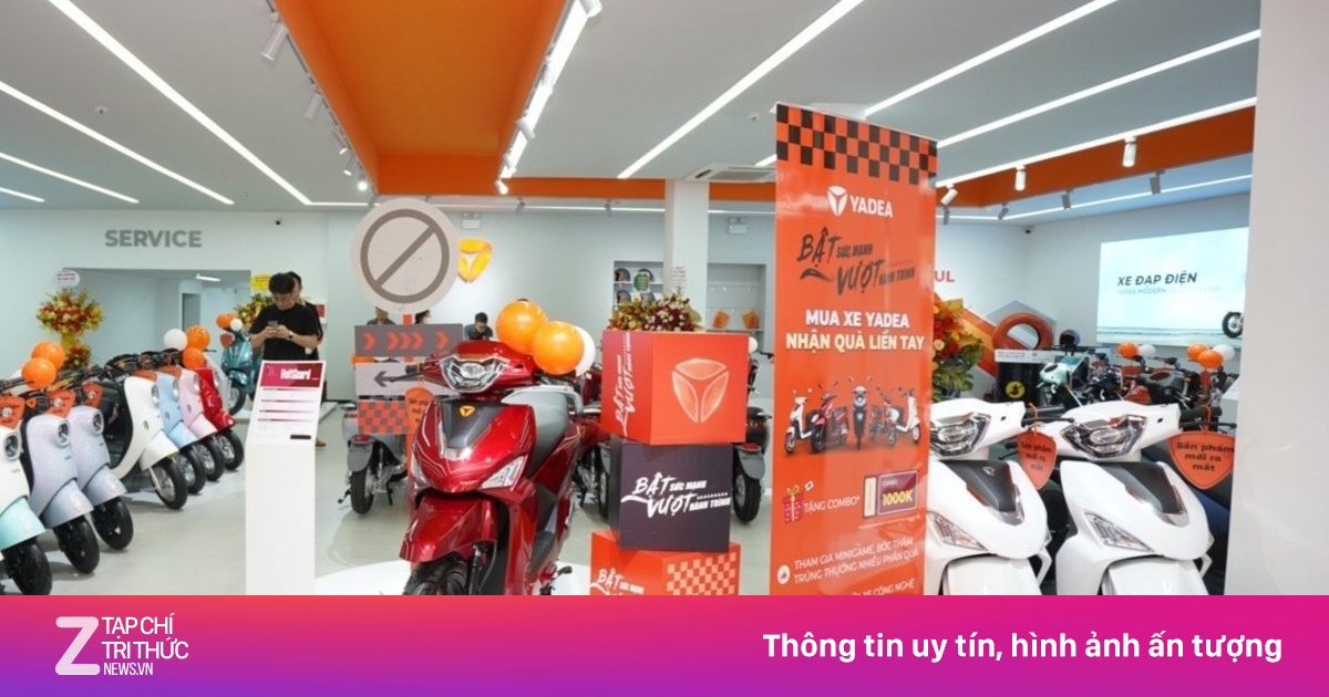Yadea khai trương showroom đầu tiên theo tiêu chuẩn mới tại Việt Nam ...