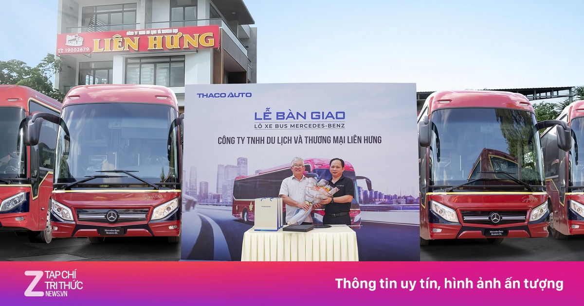 Thaco Auto bàn giao 10 xe bus Mercedes-Benz cho Công ty Liên Hưng - Ôtô ...