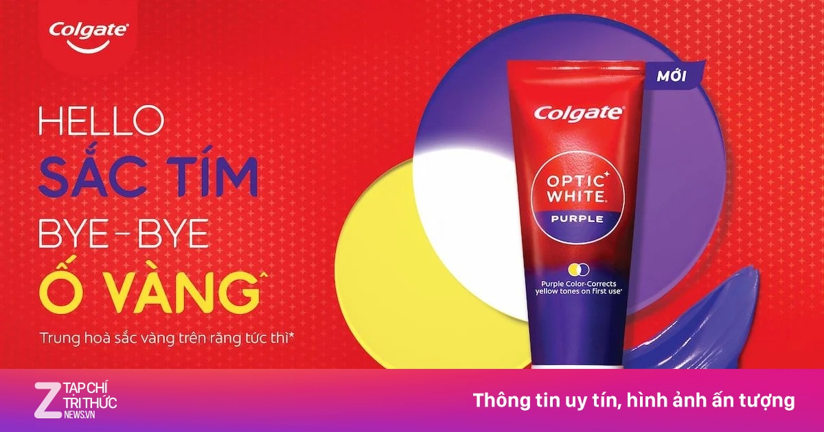 Kem đánh răng Colgate Optic White Purple lần đầu ra mắt - TTDN - ZNEWS.VN
