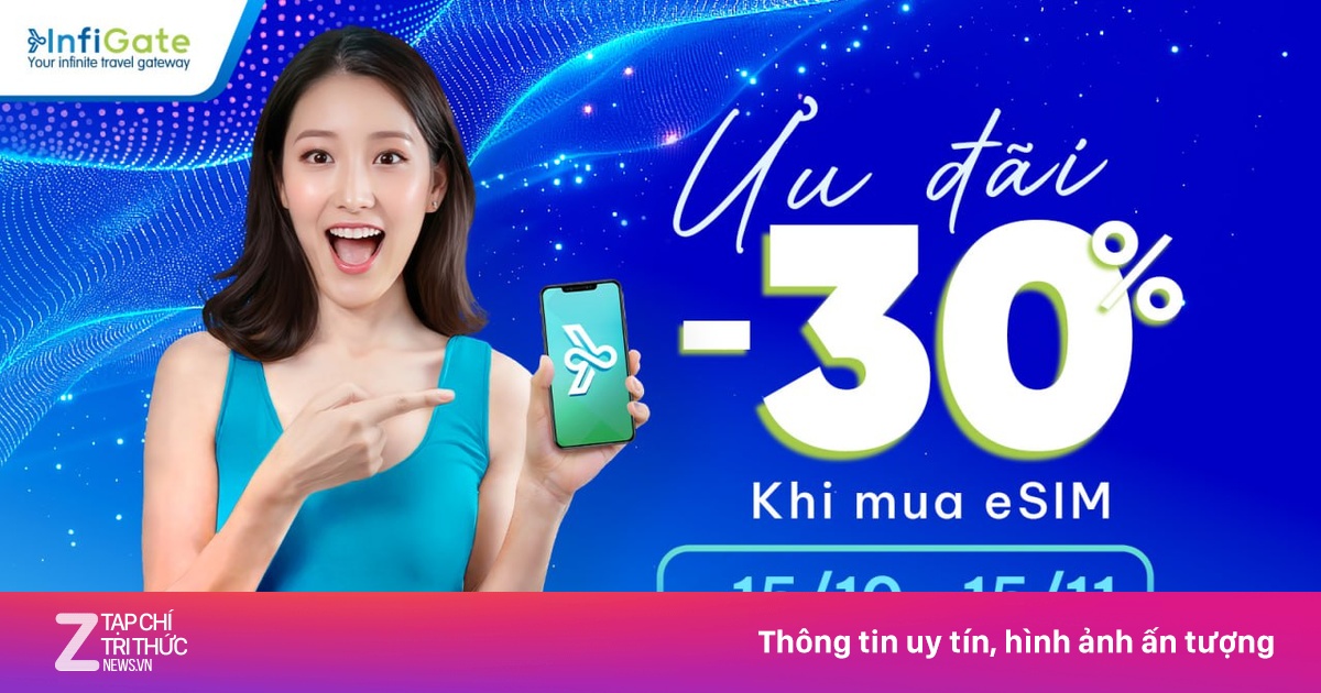 InfiGate ra mắt eSIM du lịch quốc tế, kết nối mọi hành trình - TTDN - ZNEWS.VN