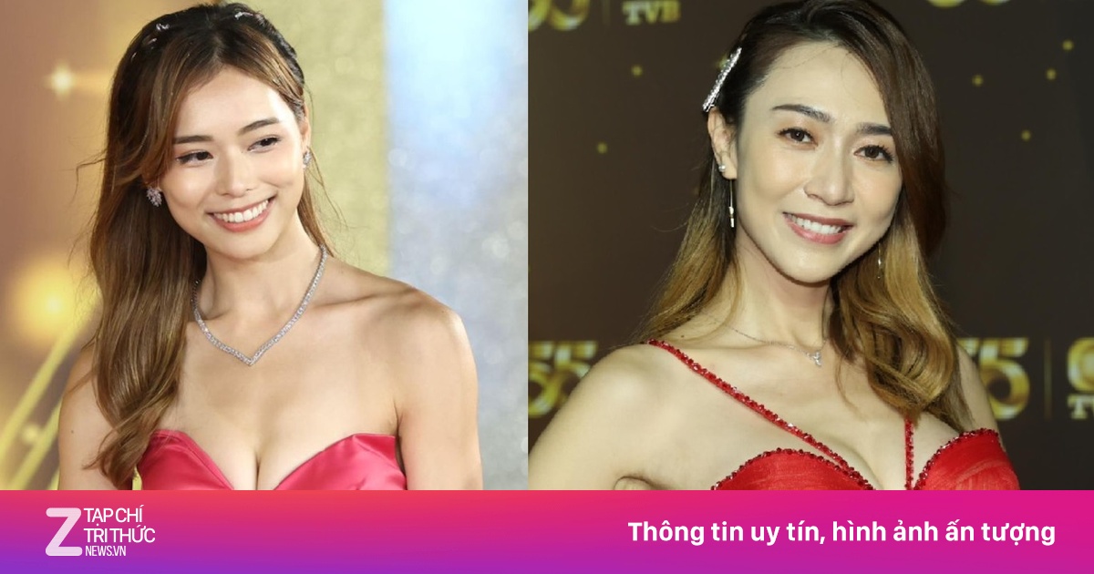 Người đẹp gặp sự cố vì mặc váy xẻ ngực sâu trên thảm đỏ TVB - Phim ảnh - ZNEWS.VN