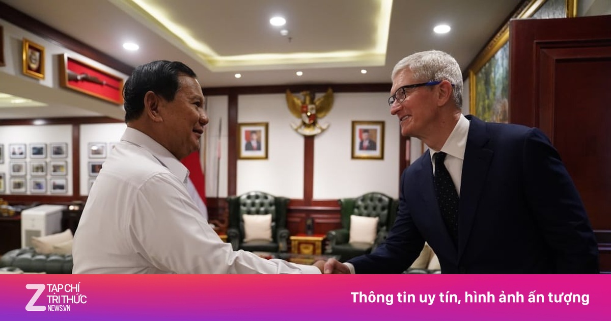 Điều Indonesia muốn khi tiếp Tim Cook - Công nghệ - ZNEWS.VN