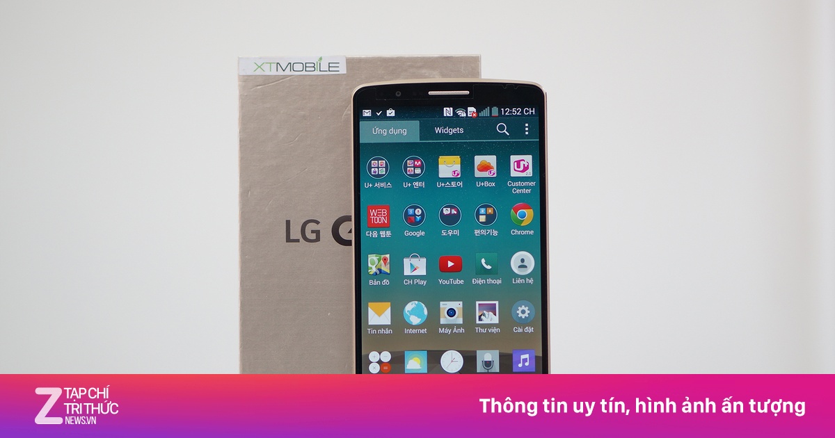 Mở hộp LG G3 Cat 6 - phiên bản nâng cấp của G3 vừa về VN - Mobile - ZNEWS.VN