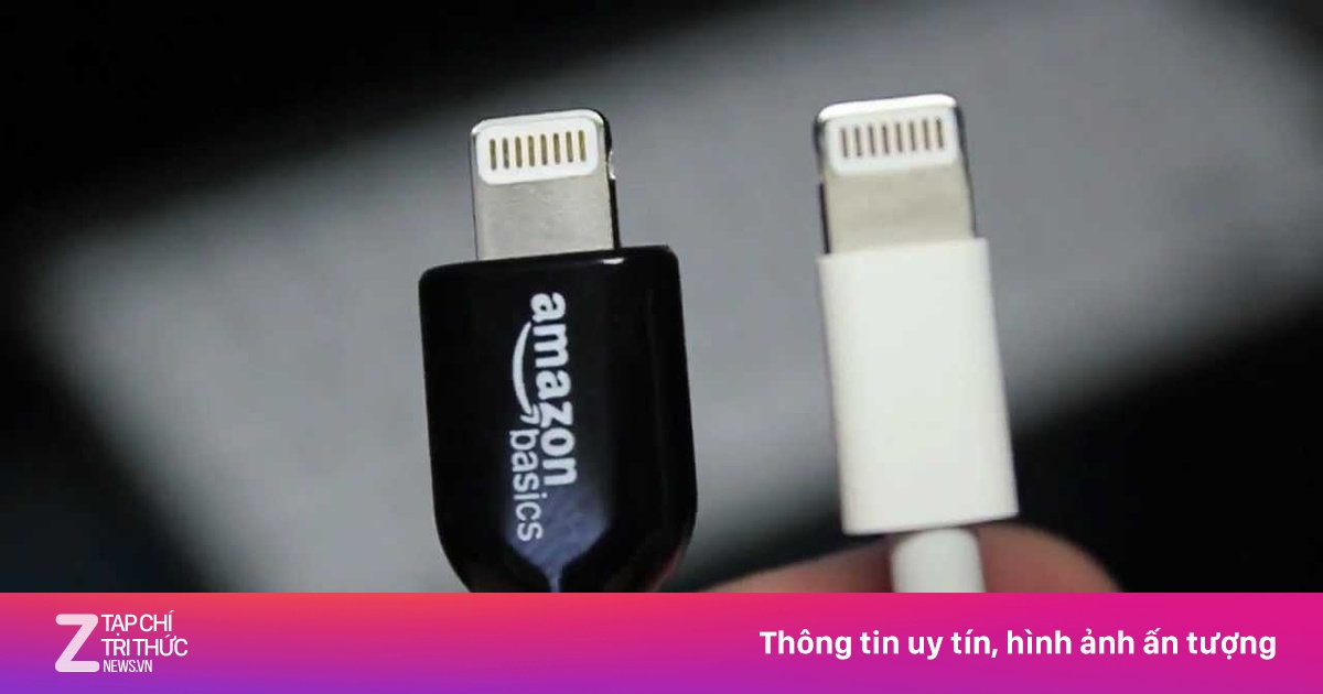 Cách nhận biết dây sạc iPhone, iPad chính hãng - Công nghệ - ZNEWS.VN