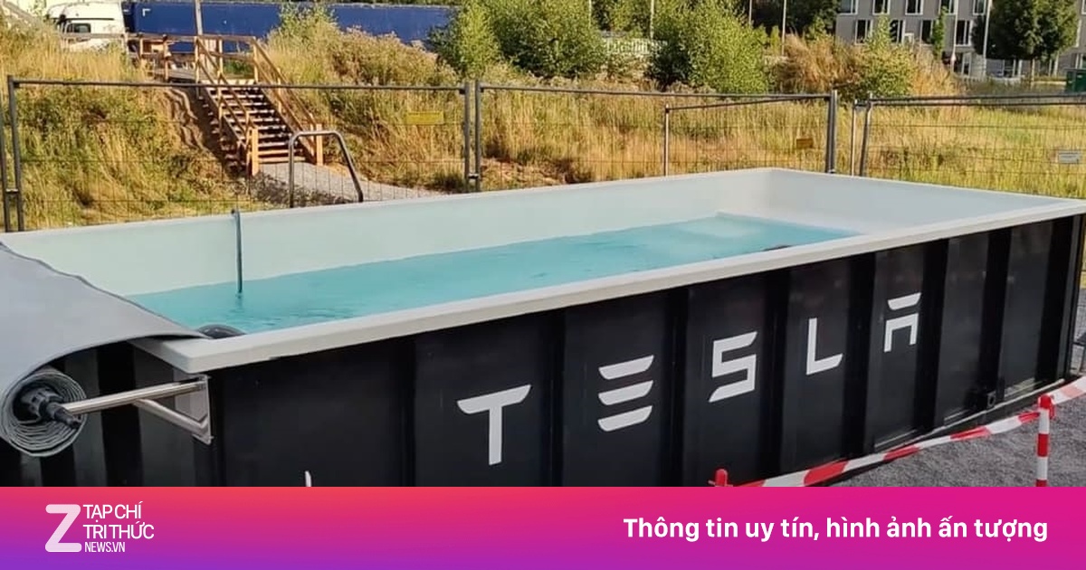Bể bơi nước ấm phục vụ khách chờ sạc pin ôtô - EV - ZNEWS.VN