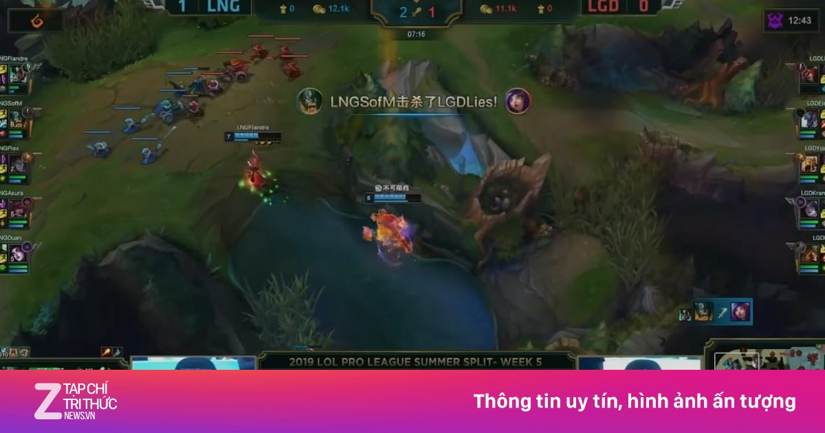 Highlight ván 2, LGD vs LNG: SofM bóp nghẹt rừng đối phương - Game ...