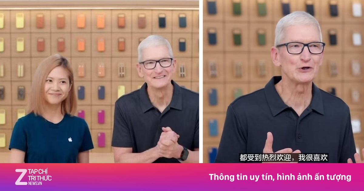 CEO Apple Tim Cook bất ngờ livestream bán iPhone trên Douyin - Kinh ...