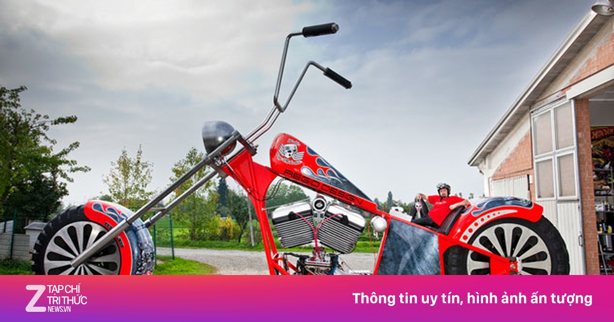 Xe chopper lớn nhất thế giới vào sách kỉ lục Guinness - Xe máy - ZNEWS.VN