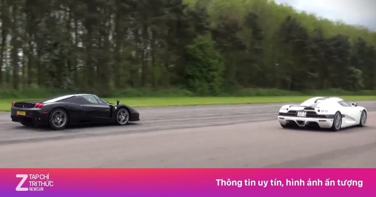 Siêu xe Ferrari Enzo thi tài cùng Koenigsegg CCX - Siêu xe - ZNEWS.VN