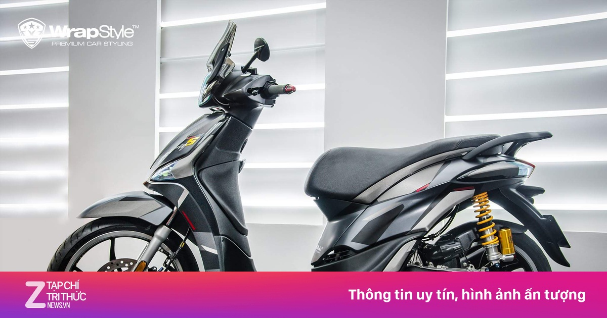 Piaggio Liberty ABS thay tem, độ thêm đồ chơi - Xe máy - ZNEWS.VN