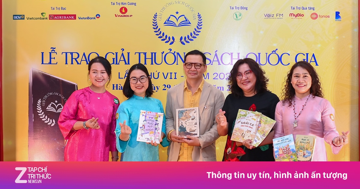 Tác giả, người làm sách vỡ òa niềm vui hậu giải Sách Quốc gia - Tin tức ...