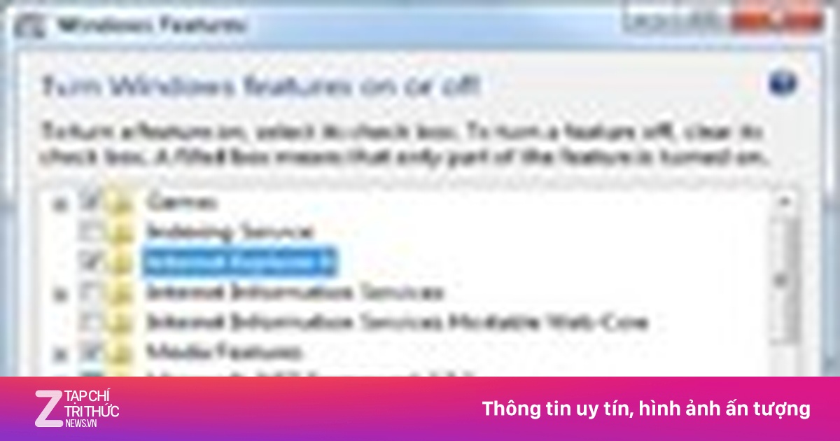 Có thể gỡ bỏ hoàn toàn IE8 trong Windows 7 - Công nghệ - ZNEWS.VN