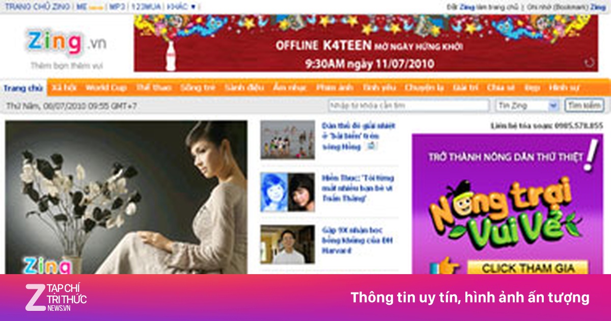 Zing.vn - website lớn thứ 155 trên thế giới - Công nghệ - ZNEWS.VN