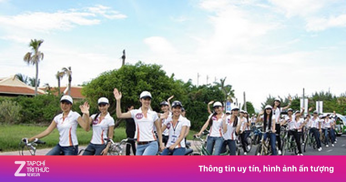 Thí sinh HHTG người Việt đạp xe vì môi trường - Thời trang Sao - ZNEWS.VN