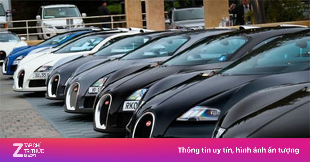 Cuộc hội ngộ hiếm hoi của 11 chiếc Bugatti Veyron - Xe - ZNEWS.VN